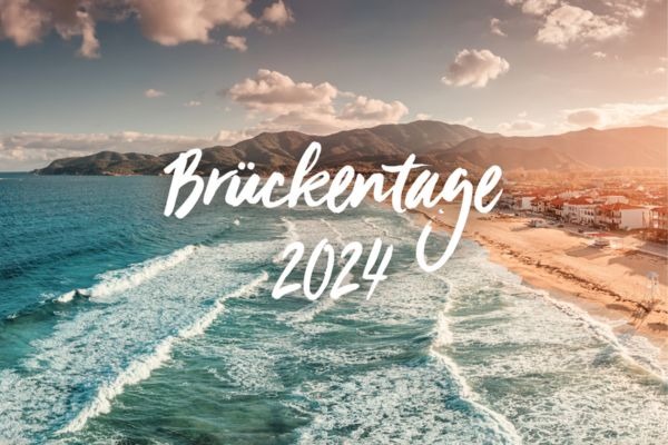 Urlaub 2024 richtig planen: Mit Brückentagen die Urlaubstage verdoppeln